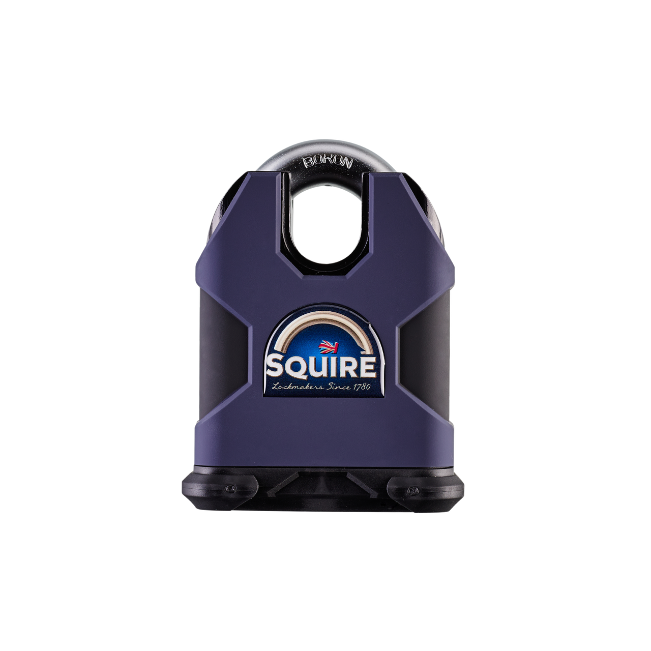 Squire Stronghold Heavy Duty Closed Shackle Padlock | Boron Steel ...