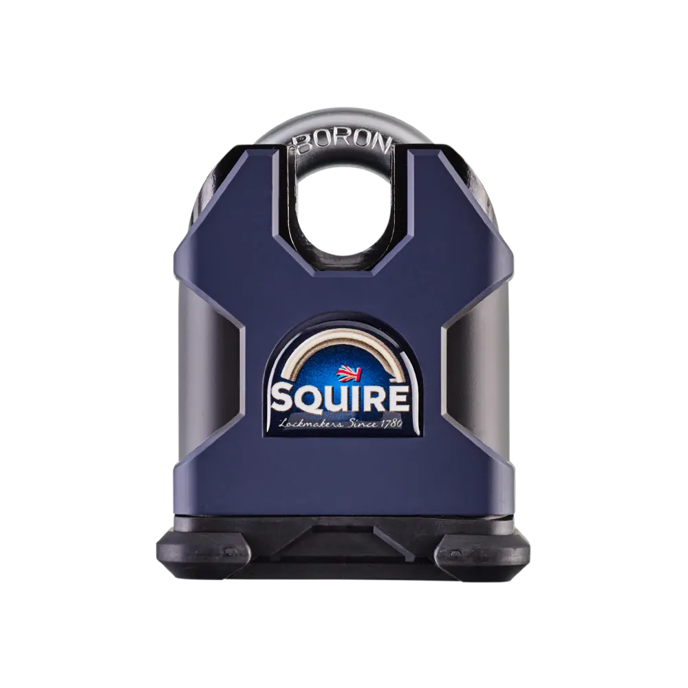 Squire Stronghold Heavy Duty Closed Shackle Padlock|Boron Steel|SS65CS ...