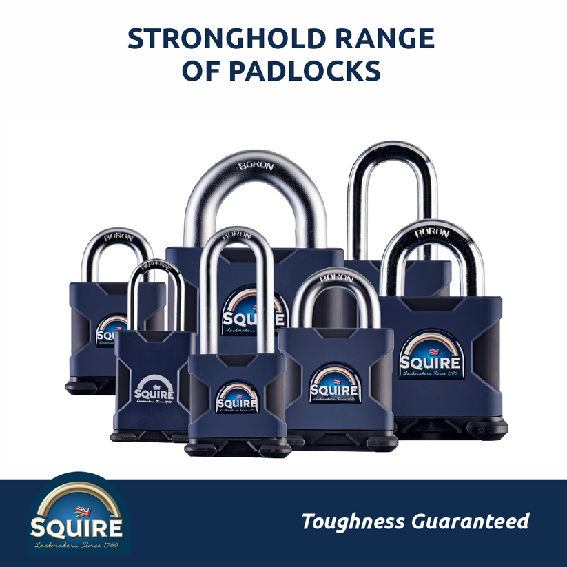 Squire Stronghold Heavy Duty Padlock | Boron Steel | SS100S – Squire Locks